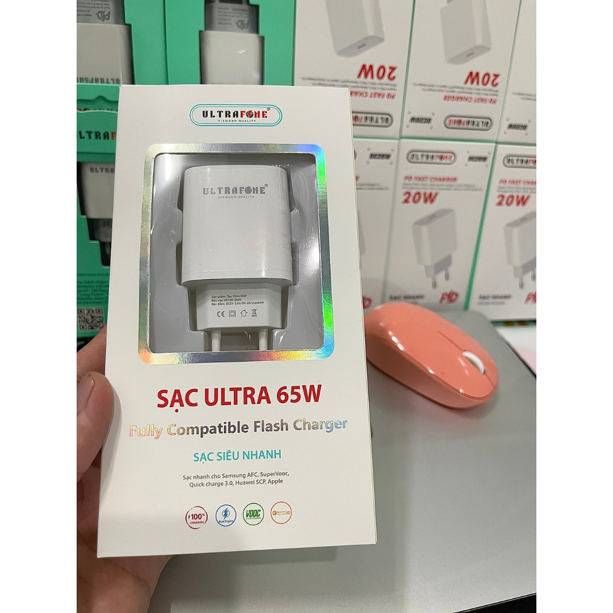 Sạc ULTRA 65W ULTRAFONE Sạc nhanh Super VOOC, AFC… - Công ty TNHH L&T ...